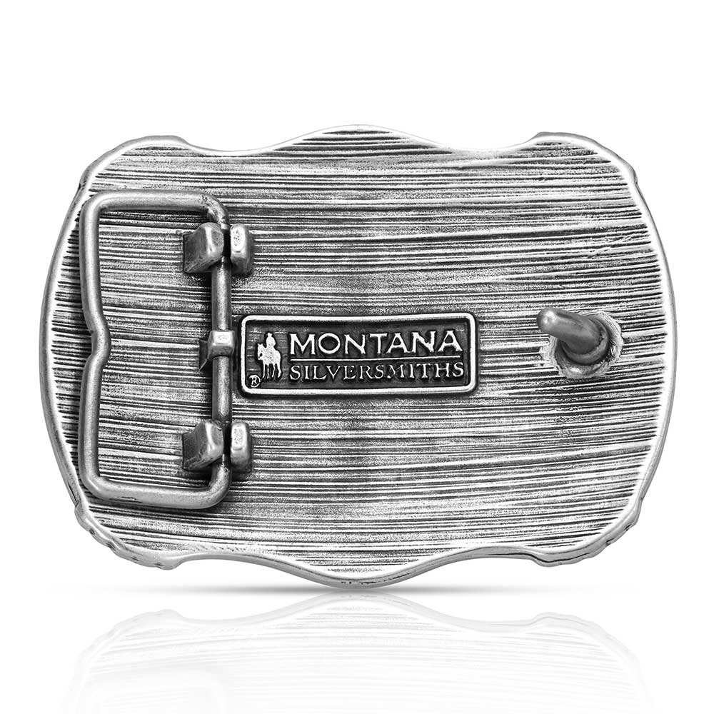 Longhorn Legacy Buckle | Montana Silversmiths