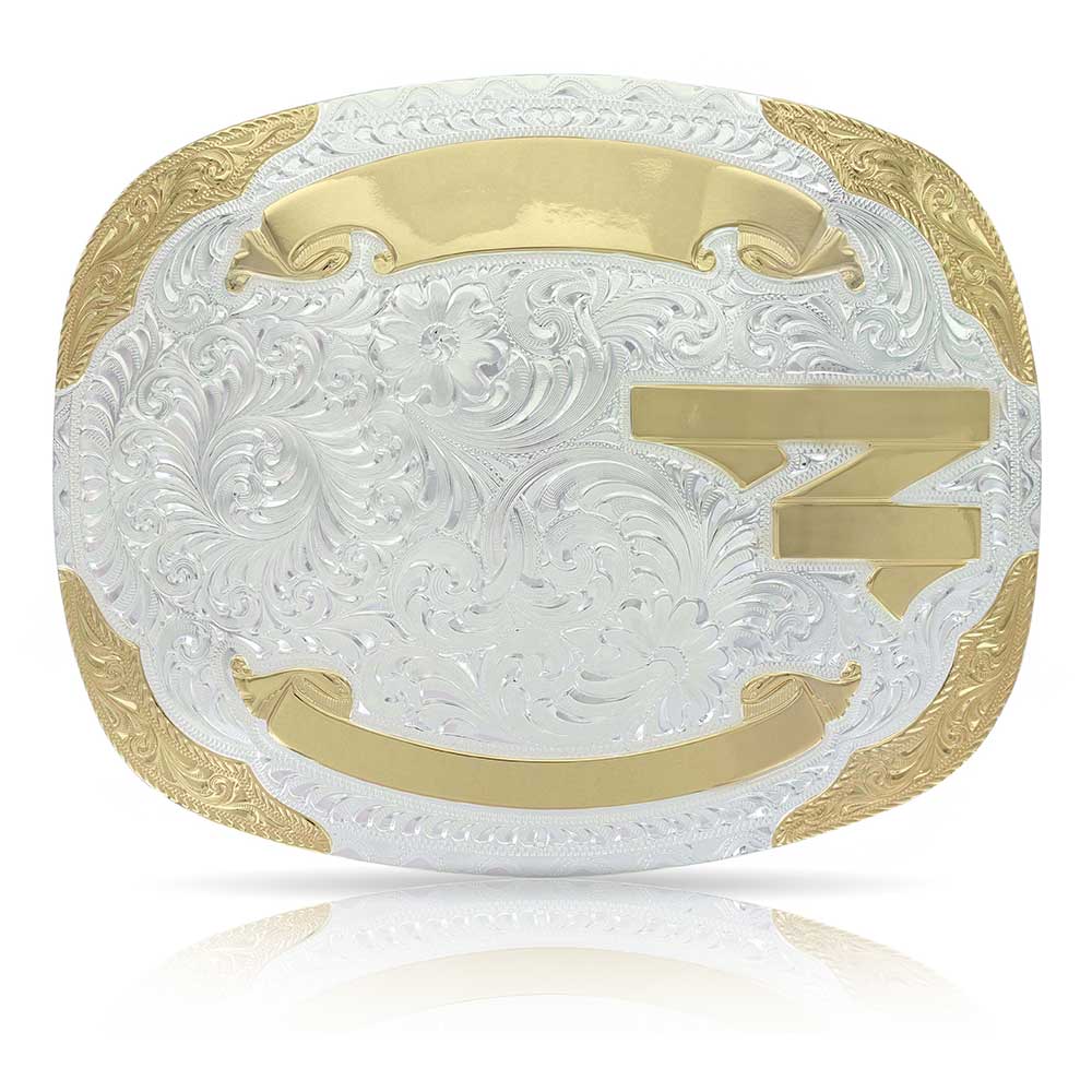 Cut Bank Trophy Buckle (4.25"x3.5") | Montana Silversmiths