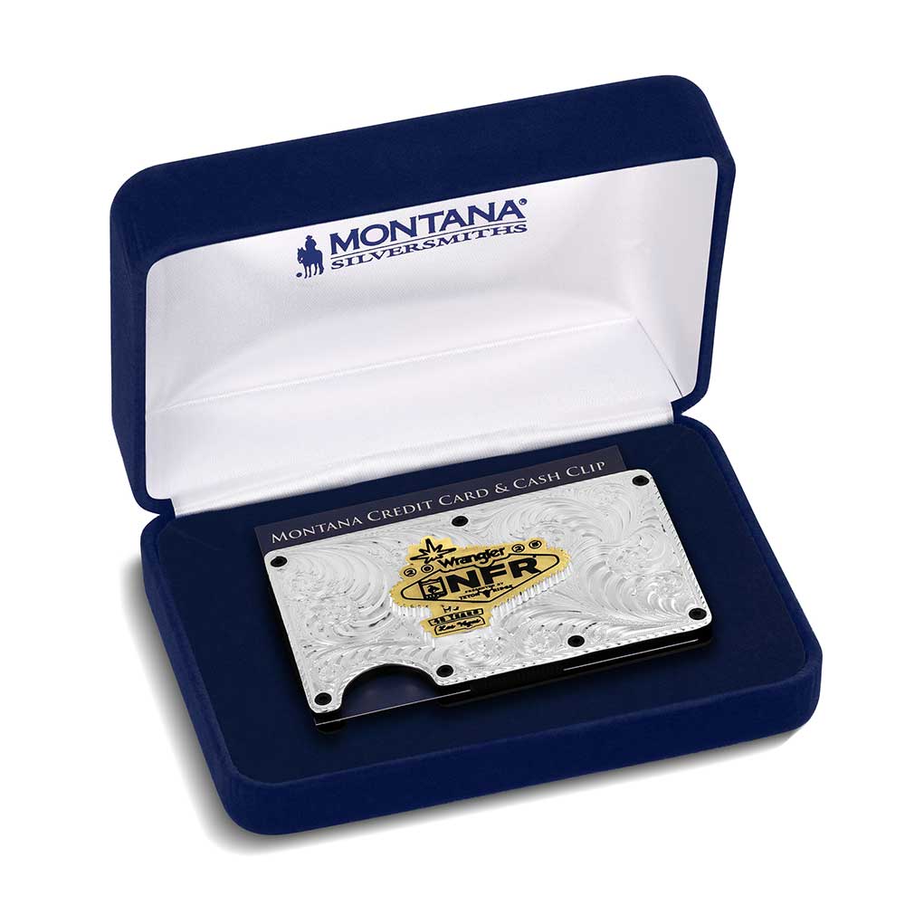 2025 National Finals Rodeo Card Case | Montana Silversmiths